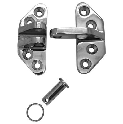 Stainless Steel Hatch Hinge 65mm x 74mm A4 Stainless Marine Grade