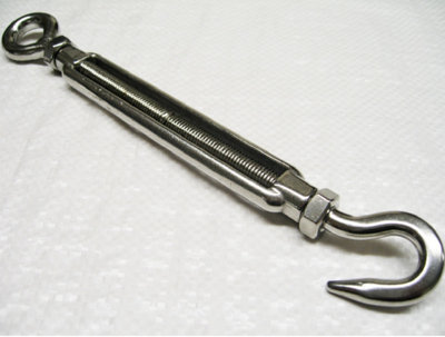 Stainless Steel Hook Eye Turnbuckle + Centre Bar M16 (Straining Screw ...