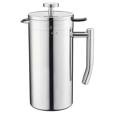 Stainless Steel Insulated Cafetiere with Locking Lid - Insulated Double ...
