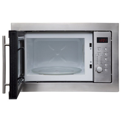 Stainless Steel Integrated Microwave Oven 900W 25L, Digital Display ...