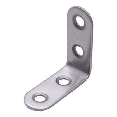 Stainless Steel L Shaped Corner Braces for Secure Mounting 32pcs/set