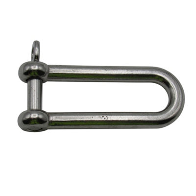 Stainless Steel Long Dee Shackle Captive Screw 4MM (Marine Fishing Boat ...