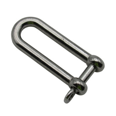 Stainless Steel Long Dee Shackle Captive Screw 4MM (Marine Fishing Boat ...