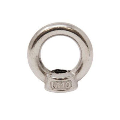 Stainless Steel M10 Eye Nut Provides a Secure Fixing Point to Attach ...