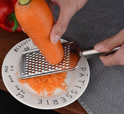 Stainless Steel Paddle Grater Compact Cheese Grater Zest Food Shredder ...