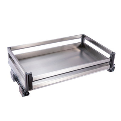Stainless Steel Pull Out Cabinet Organizer Pantry Shelves Drawers ...