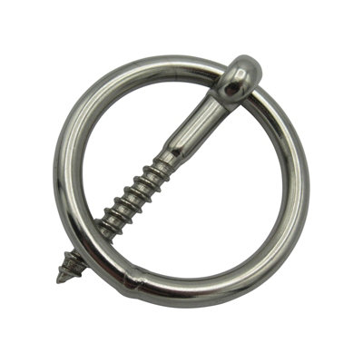 Stainless Steel Ring Eye Bolt 5MM (Wood Screw Lag Thread Eyebolt ...