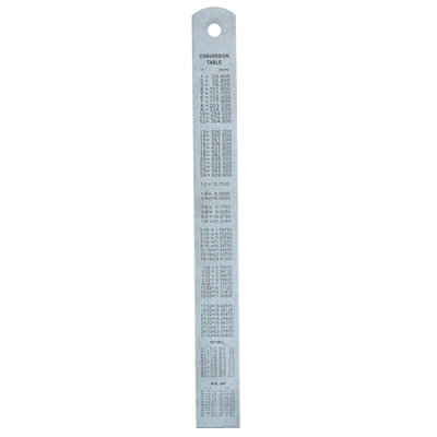 Stainless steel ruler 6in 150mm straight edge Rule Measuring