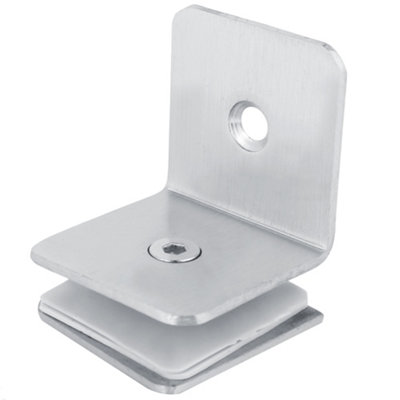 Stainless Steel Shower Glass Door Clip Hinge Support Bracket