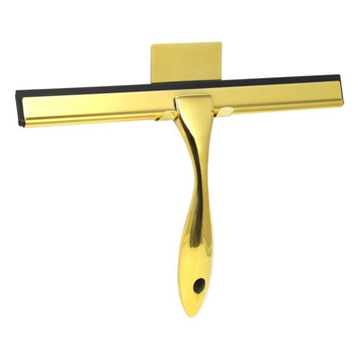 Stainless Steel Shower Screen Wiper - Shower Squeegee - 10-inch Wide ...