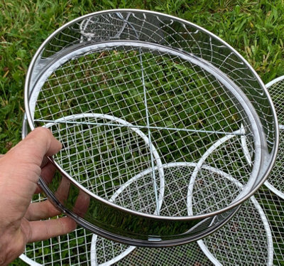 Stainless Steel Soil Sieve with 5 Interchangeable Filters - Potting ...