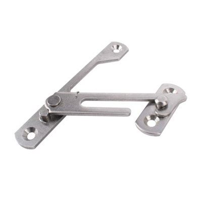 Stainless Steel Window Restrictor Stay - with 9.5mm Pin - Right Hand
