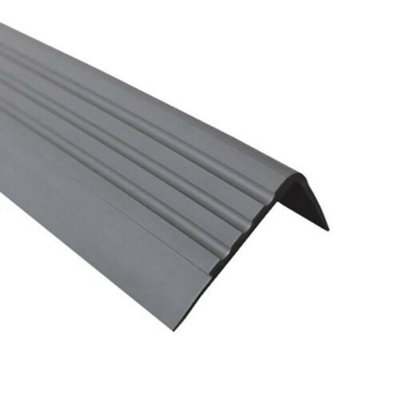 Buy Stair anti slip nosing rubber angle step edge PVC RM 150cm dark ...