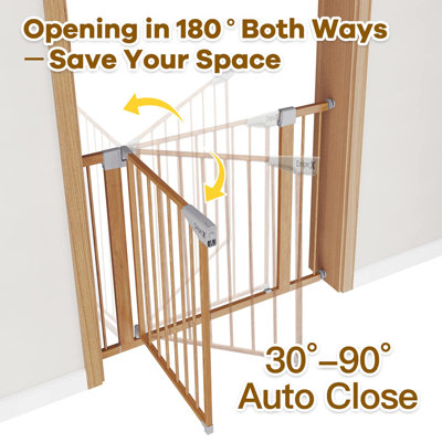 Stair Gate for Baby and Pet Metal Safety Gate for Doors and Stairs ...