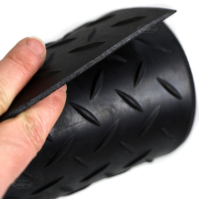 Stair Treads Rubber Matting Non Slip 3 Steps Staircase Cover Diamond ...