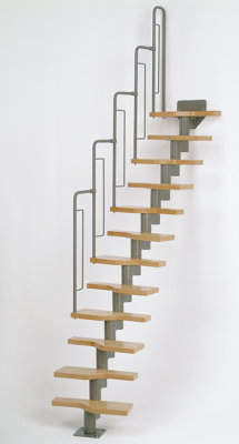 Staircase Kit Modular Dolle Graz Grey