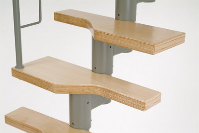 Staircase Kit Modular Dolle Graz Grey