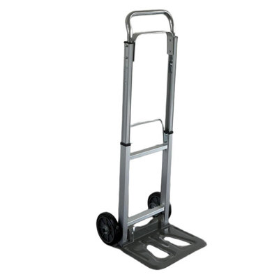 Stakx Lightweight Hand Trolley 90kg Aluminium Frame with Steel Platform