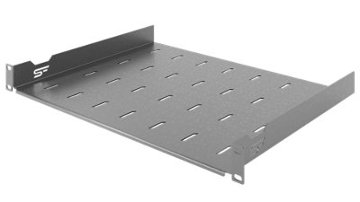 Stalflex 1U 19 Inch Rack Mount Shelf 350mm Deep Zinc with Fixings
