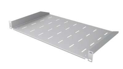 Stalflex 1U 300mm Grey 19 Inch Rack Shelf for Wall and Floor Cabinets ...