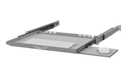 Stalflex 1U Sliding Shelf with Extendable Mouse Tray for 19 Inch 350mm ...