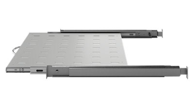 Stalflex 1U Telescopic Sliding Shelf 19 Inch Rack Mount 450mm Tray for ...