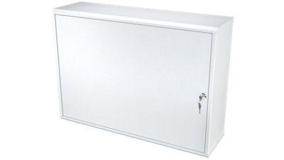 Stalflex white metal enclosure wall-mounted box with chipboard ...