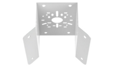Stalflex white universal CCTV camera corner mount metal bracket PTZ ...