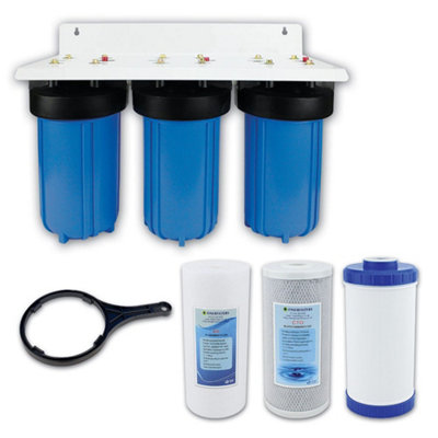 Standard Limescale Prevention Whole House Water Filter System 10" Jumbo ...