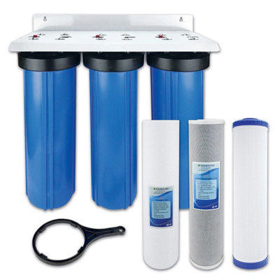 Standard Limescale Prevention Whole House Water Filter System 20" Jumbo ...