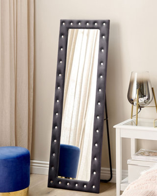 Standing Mirror ANSOUIS 150 cm Velvet Dark Grey