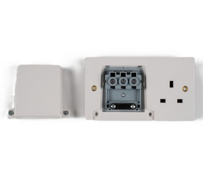 Stanic Duo 45A Dual Cooker Connection Unit with 13A Socket