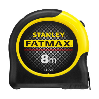 Stanley 0-33-728 Fatmax Metric Tape Measure With Blade Armor 8m - Pack of 4