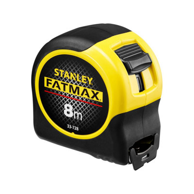 Stanley 0-33-728 Fatmax Metric Tape Measure With Blade Armor 8m - Pack of 4