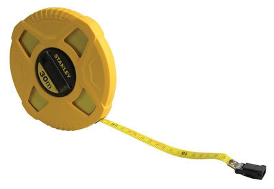 STANLEY 0-34-297 Closed Case Fibreglass Long Tape 30m (Width 13mm ...