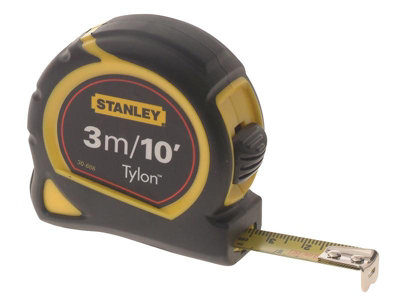 Stanley 1-30-686 3m 3 Meter Tape Measure STA130686 10FT Pocket Tape ...