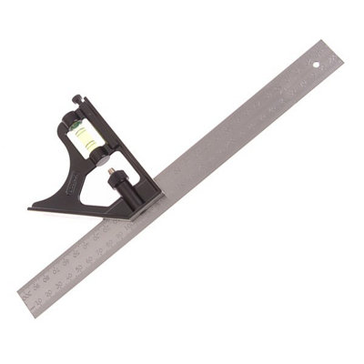 Stanley 12" 300mm Metal Combination Try and Mitre Square STA246222 2-46 ...