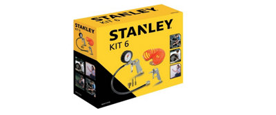 Stanley 6-Piece Air Tool Kit for Stanley Air Compressors | DIY at B&Q