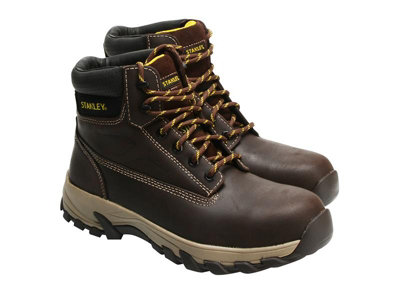 STANLEY Clothing STA10025-104 Tradesman SB-P Safety Boots Brown UK 12 ...