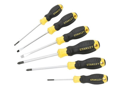 STANLEY CUSHION GRIP 6-Piece Screwdriver Set for Ultimate Control and ...