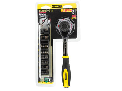 Stanley FatMax 11-Piece Metric Rotator Socket Set with 1/4 Inch Drive