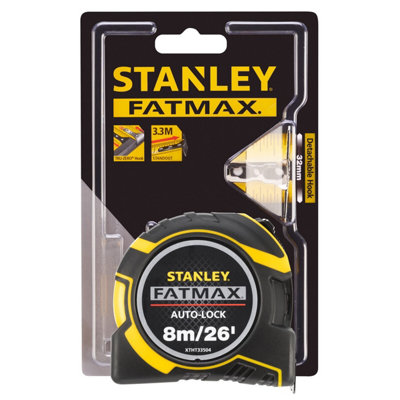 STANLEY FATMAX 26 ft./8m Autolock Tape Measure XTHT0-33504