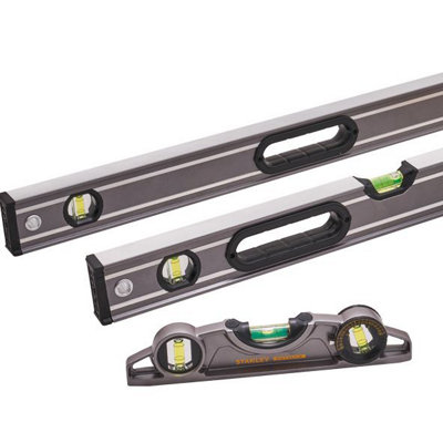 STANLEY FatMax 3 Piece Pro Level Set for Precision Measuring