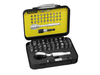 STANLEY FatMax 32-Piece Bit and Ratchet Tool Set for Versatile Applications