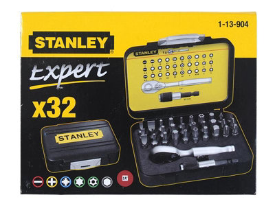 STANLEY FatMax 32-Piece Bit and Ratchet Tool Set for Versatile Applications