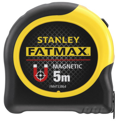 STANLEY FMHT0-33864 FATMAX METRIC MAGNETIC TAPE MEASURE WITH BLADE ARMOR 5M