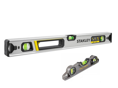 Stanley FMHT43672-1 FatMax Box Beam Spirit Level 60cm + 25cm Torpedo Level