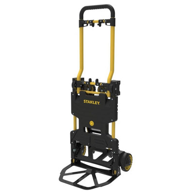 Stanley FT585 Folding 2 in 1 Sack Truck + Trolley Dolly Tool Cart SXWTD ...