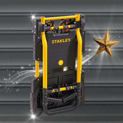 Stanley FT586 Folding 2 in 1 Sack Truck + Trolley Dolly Tool Cart SXWT ...