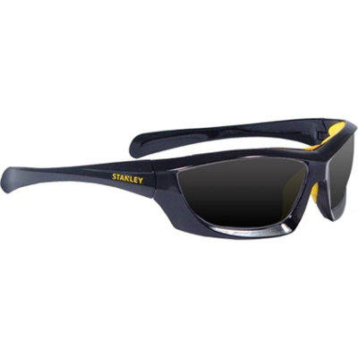 STANLEY FULL FRAME SAFETY GLASSES SMOKE LENS EN 166 RATING SY180-2D